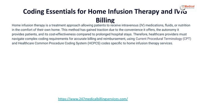 Coding Essentials for Home Infusion Therapy and IVIG Billing.pdf
