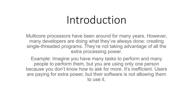 Coding For Cores - C# Way | PPT