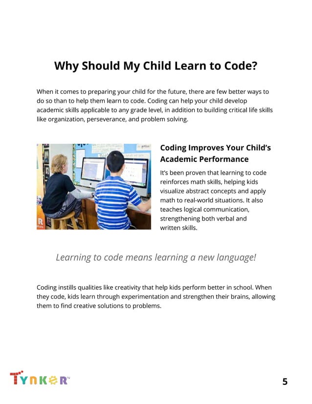Coding for kids | PDF