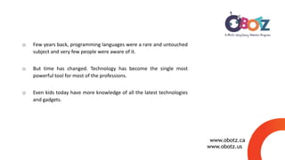 Coding for teens: What makes it a valuable skill for Children of Today ...