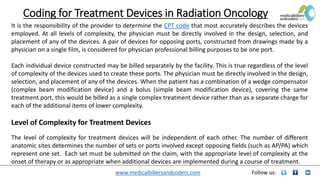 Coding for Treatment Devices in Radiation Oncology | PPTX