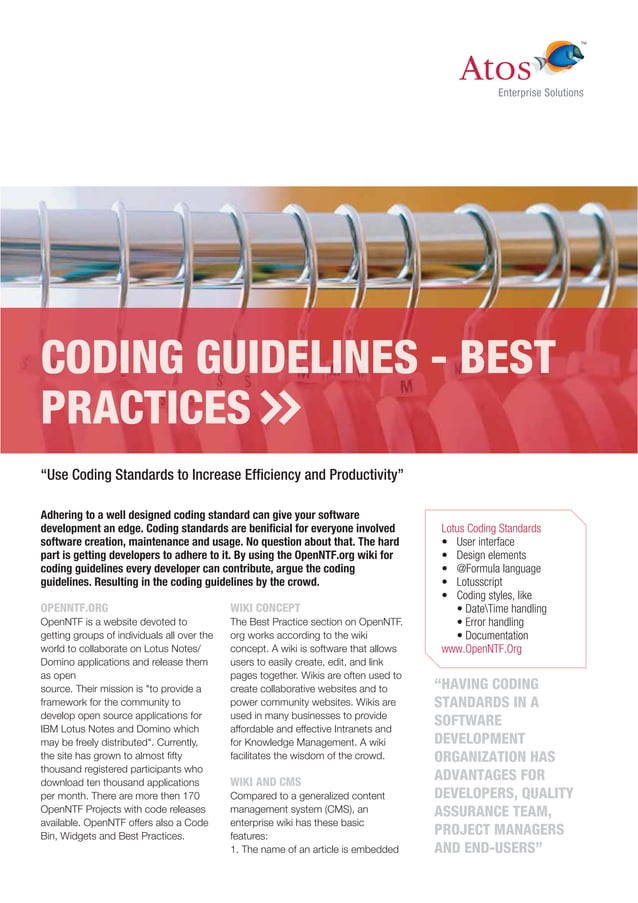 Coding Guidelines | PDF