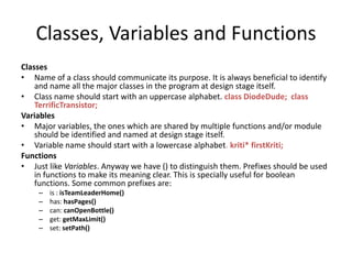 On Coding Guidelines | PPTX