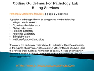 Coding Guidelines For Pathology Lab Billing Services.pdf