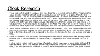 Clock Research | PPTX | Model Toys | Hobbies & Interests