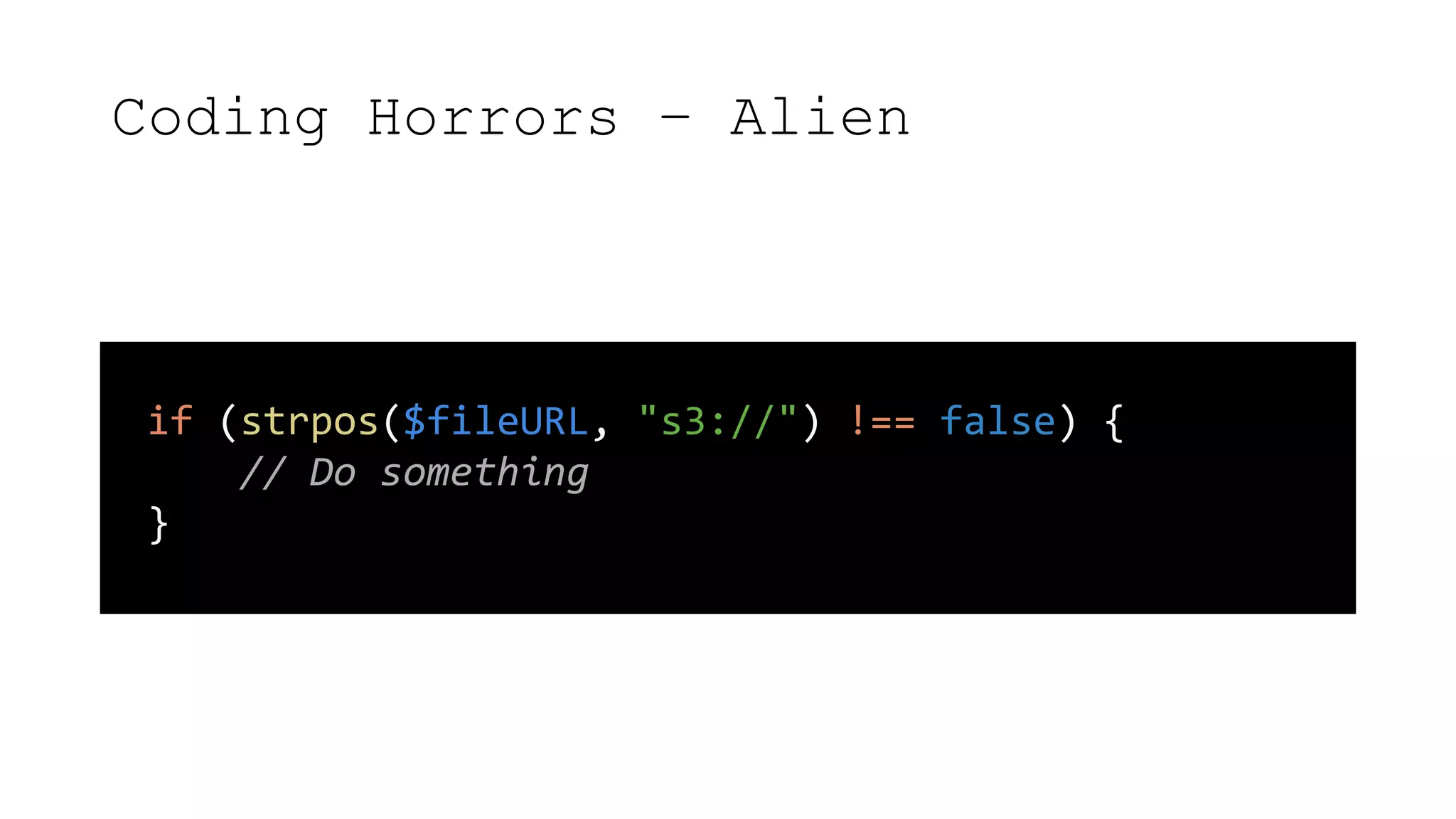 Coding Horrors | PPT