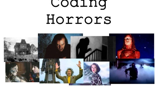 Coding Horrors 