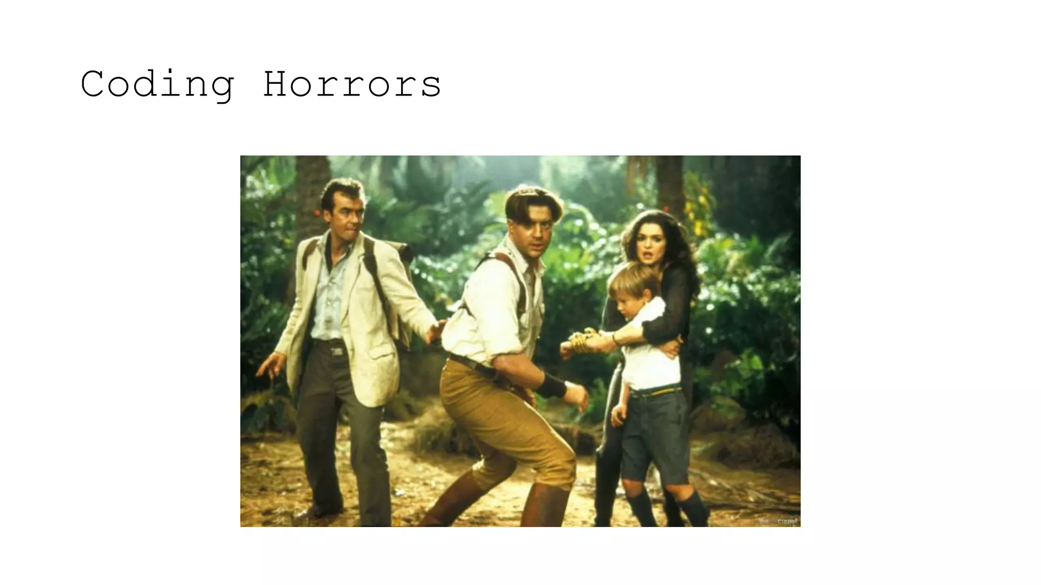 Coding Horrors | PPT