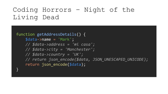 Coding Horrors | PPT