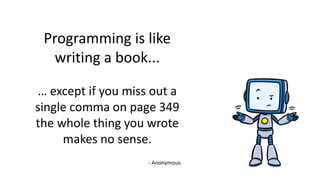 Introduction to Coding | PPT