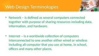 Coding IntroDUCTION to HTML Web Development | PPT