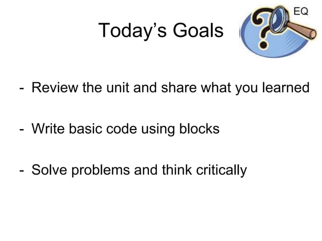 Coding Introductory Lesson Lower Elementary | PPT