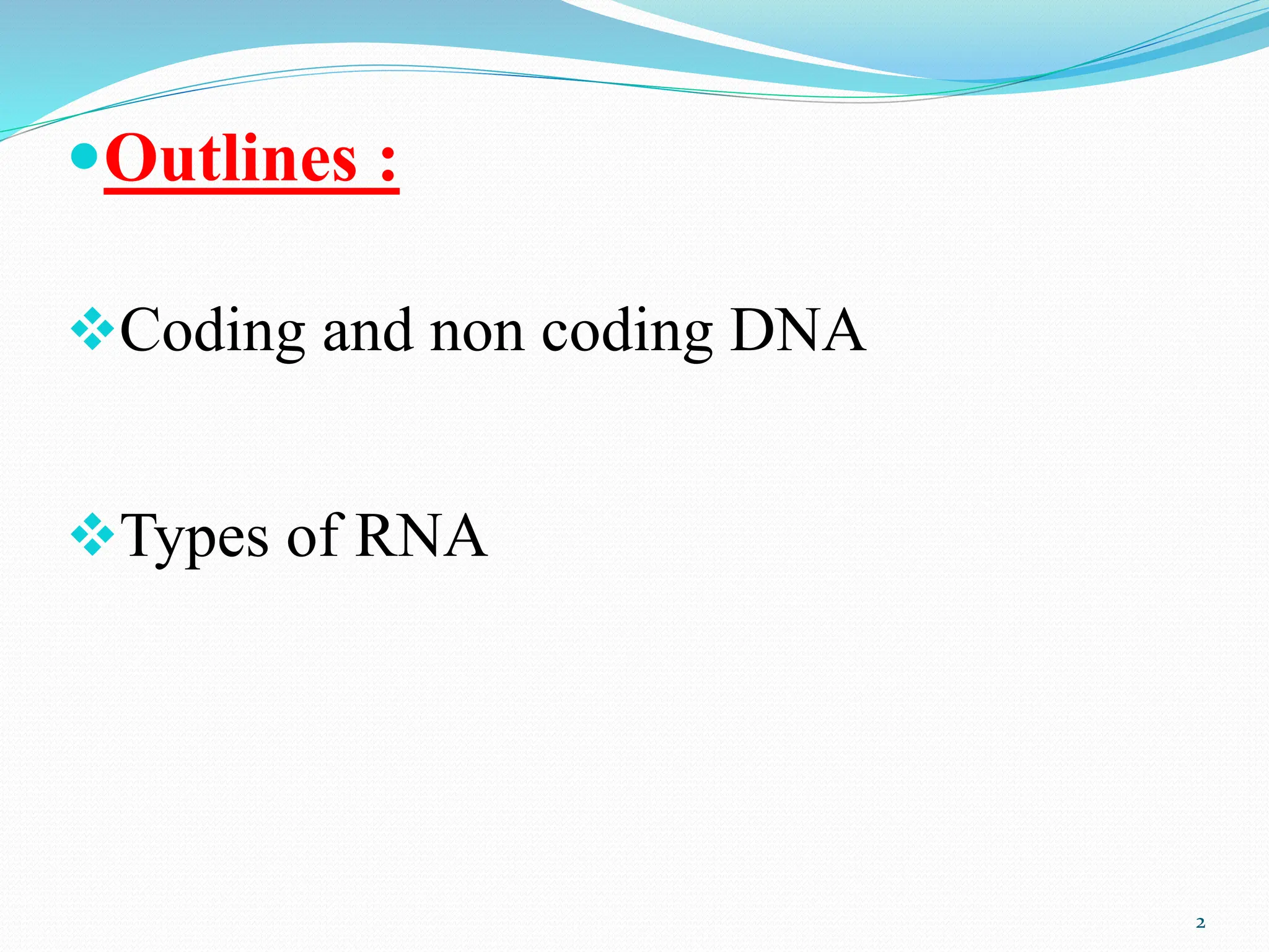 Coding Andnon Coding Dna Molecular Biology Pdf