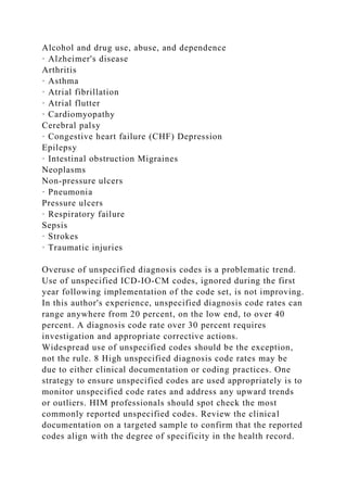 Coding NotesImproving Diagnosis By Jacquie zegan, CCS, w.docx | Web ...