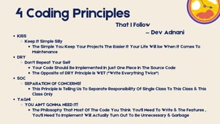 Coding principles | PDF