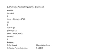 CODING QUESTIONS.pptx | Programming Languages | Computing