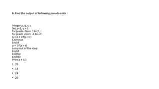 CODING QUESTIONS.pptx | Programming Languages | Computing
