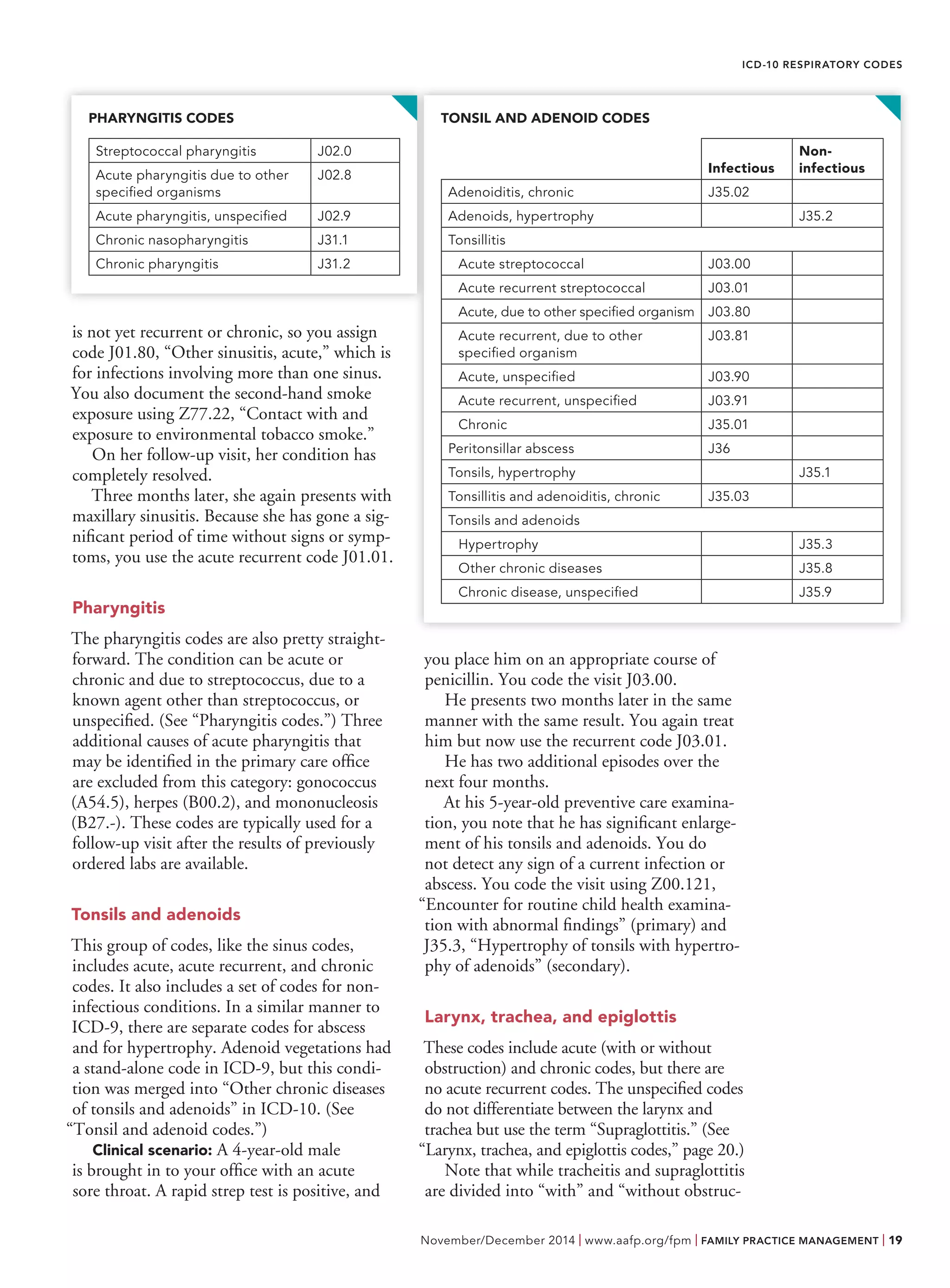 Coding respiratory problems article | PDF