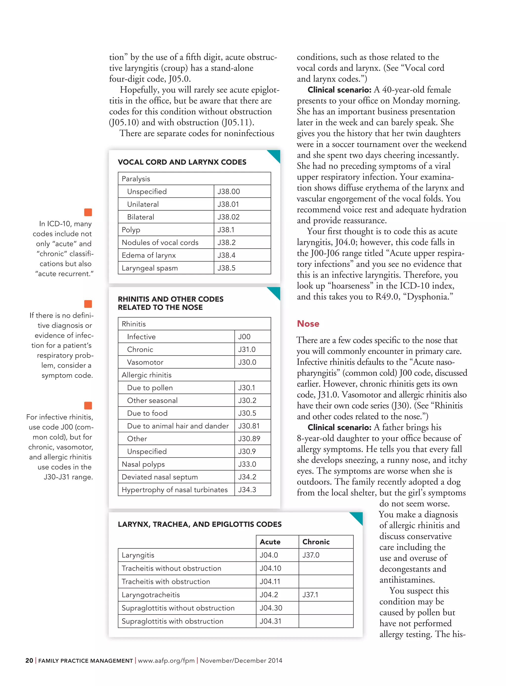 Coding respiratory problems article | PDF