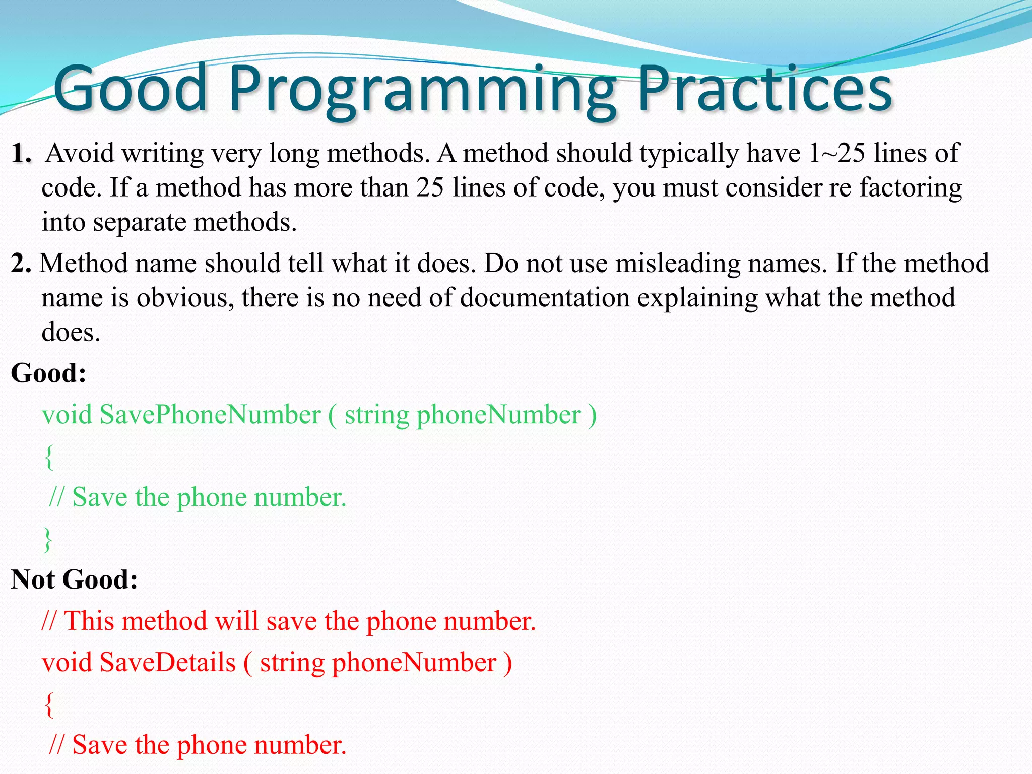 Coding standards | PPTX