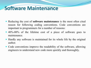 Coding standards | PPTX