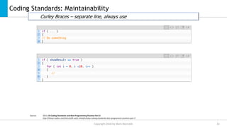 Coding standards | PPTX