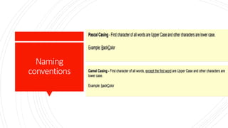 Coding standards | PPTX