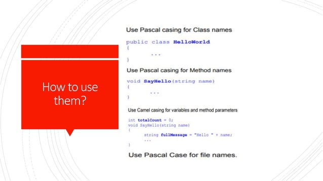 Coding Standards Ppt