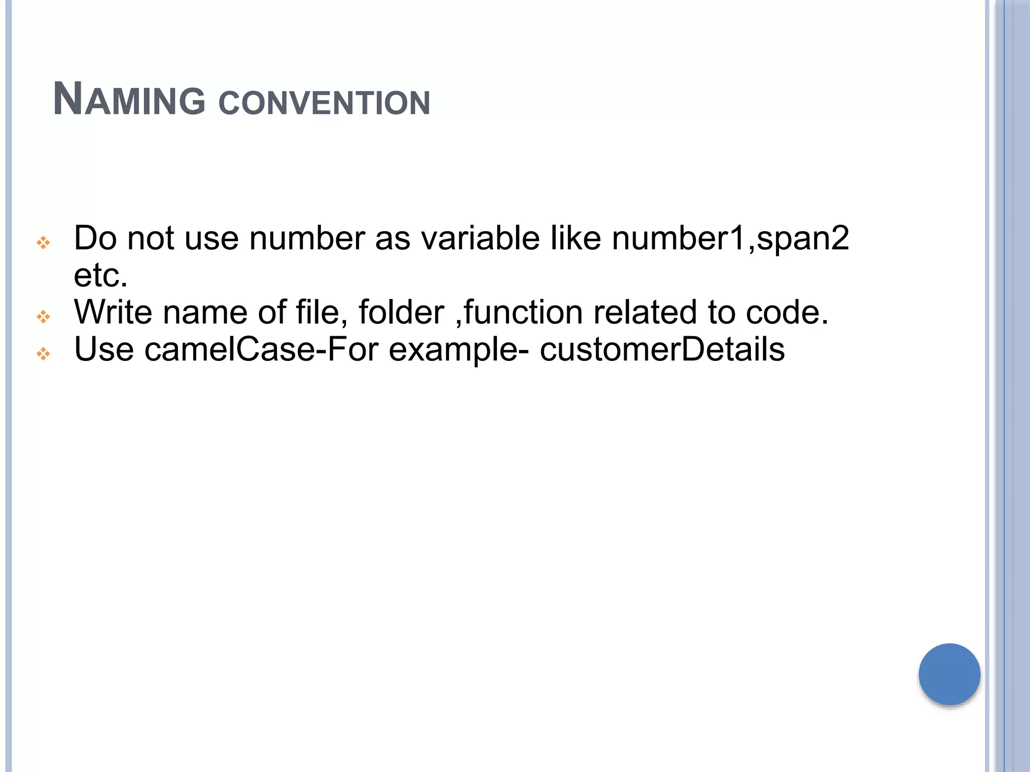 Coding Standards Ppt