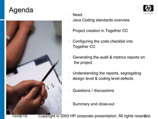 Coding standards & code verification through together cc | PPT