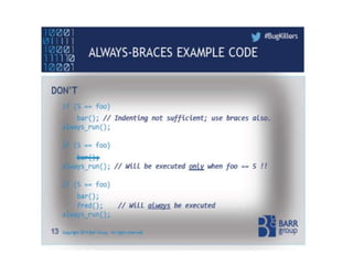 Coding Standard tips for Embedded systems | PPT