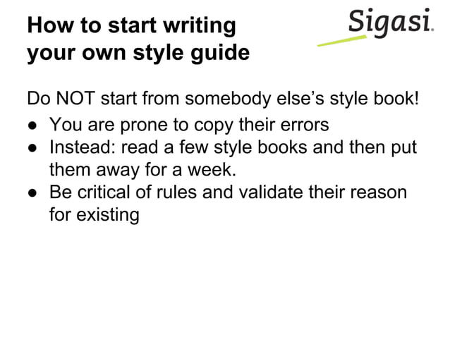 Creating your own coding style | PDF