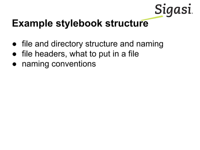 Creating your own coding style | PDF