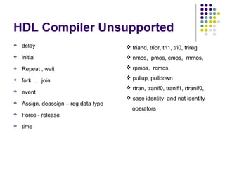 Coding style for good synthesis | PPT | Programming Languages | Computing