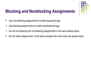 Coding style for good synthesis | PPT | Programming Languages | Computing