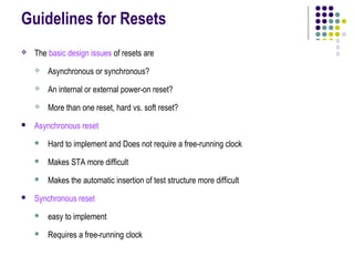 Coding style for good synthesis | PPT
