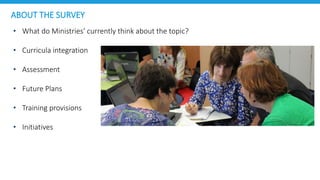 Computer programming and coding skills in national, regional or school curricula, Katja ...