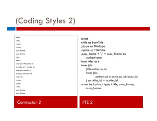 Coding T-SQL in a Team Environment | PDF