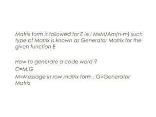 Coding theory updated | PPT