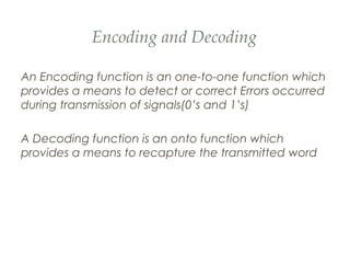 Coding theory updated | PPT