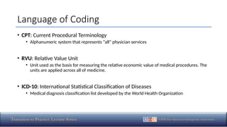 Medical coding introduction and its scope | PPT