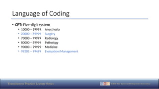 Medical coding introduction and its scope | PPT