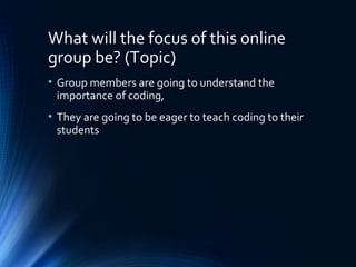 Coding your future | PPT