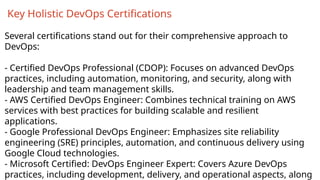Coding Zen Achieving Balance with Holistic DevOps Certifications.pptx | Free Download