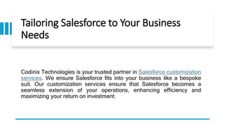 Codinix Technologies Salesforce Customization Services.pptx