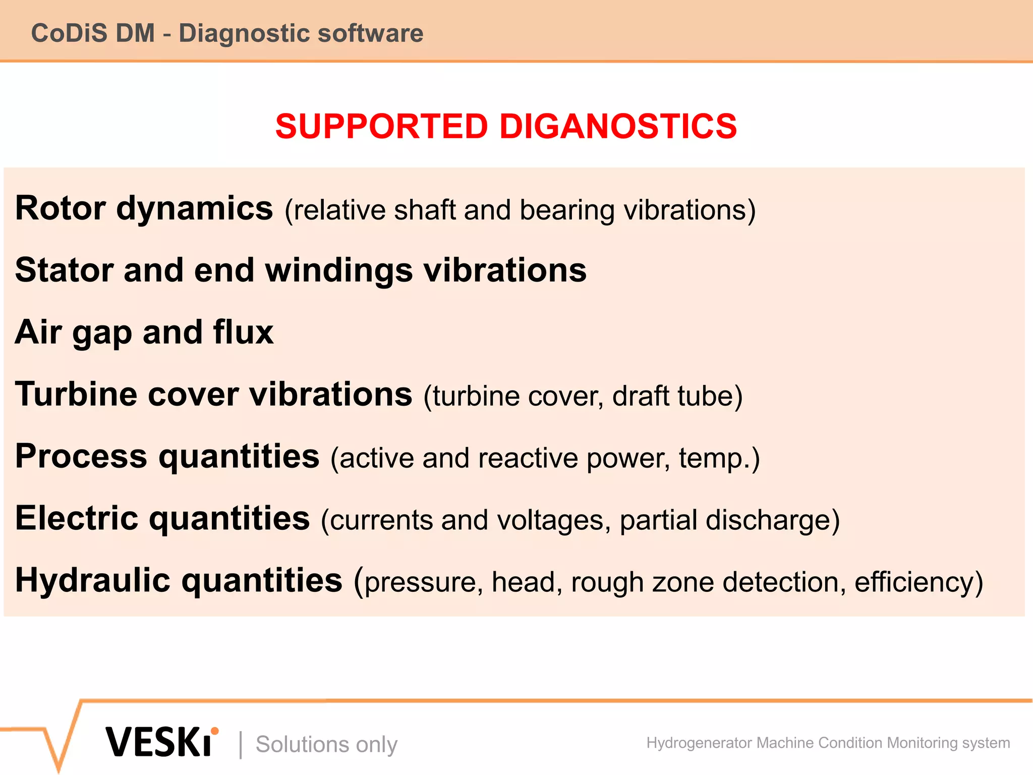 CoDiS - All in one Monitoring Platform for Hydrogenerators | PDF
