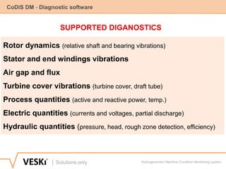 CoDiS - All in one Monitoring Platform for Hydrogenerators | PDF