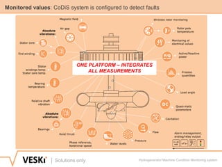 CoDiS - All in one Monitoring Platform for Hydrogenerators | PDF
