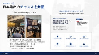 [CODIT] ILS2024 Presentation Material - Japanese | PPT