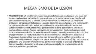 codo 250325.pptx fractura y Luxacion de codo | PPTX